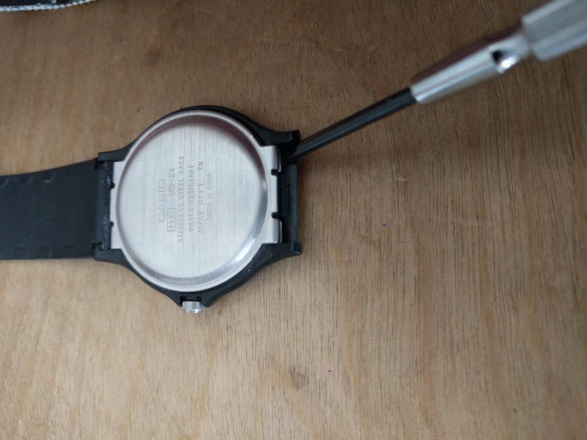 Casio MQ-24 series watch battery replacement – Jeff Werner